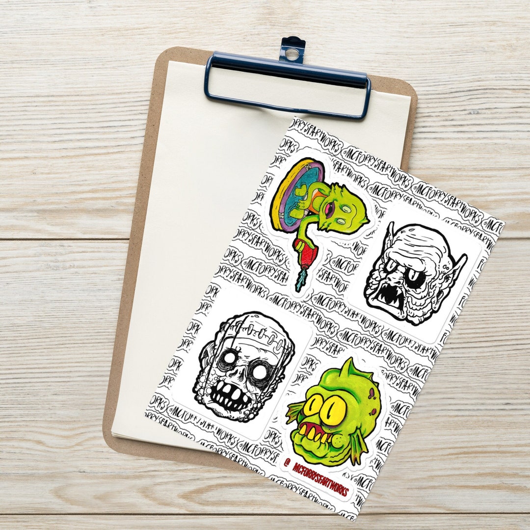 Filthy Beasts Sticker Sheet - Etsy