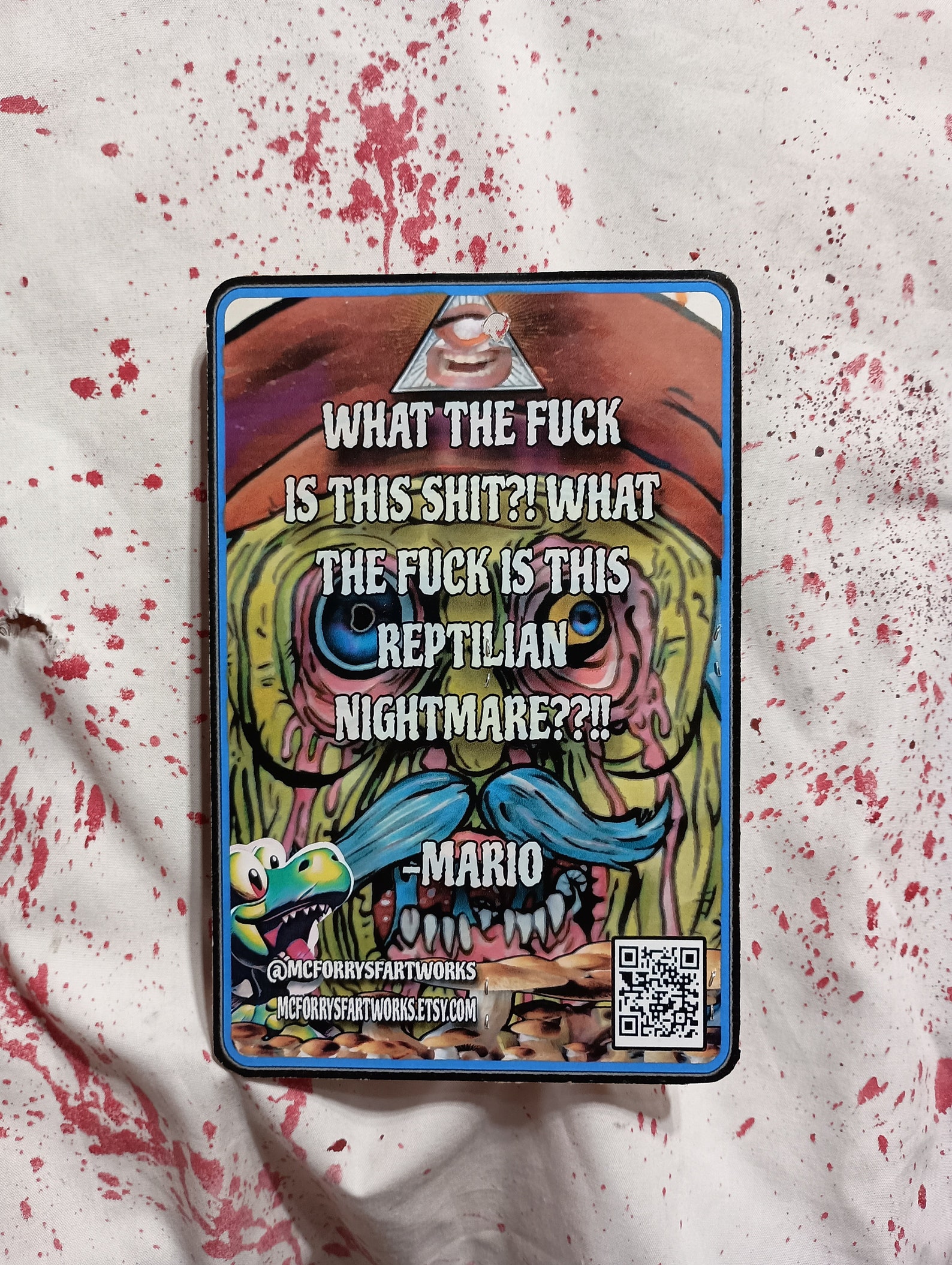 SUPER Tripping Mario Figure - Etsy