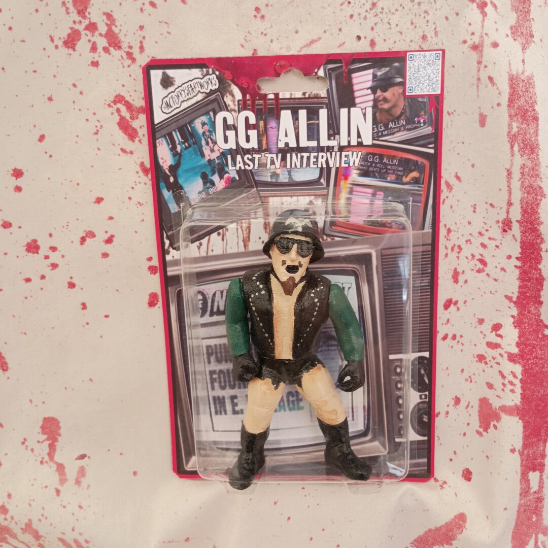 GG ALLIN Last TV Interview Toy - Etsy