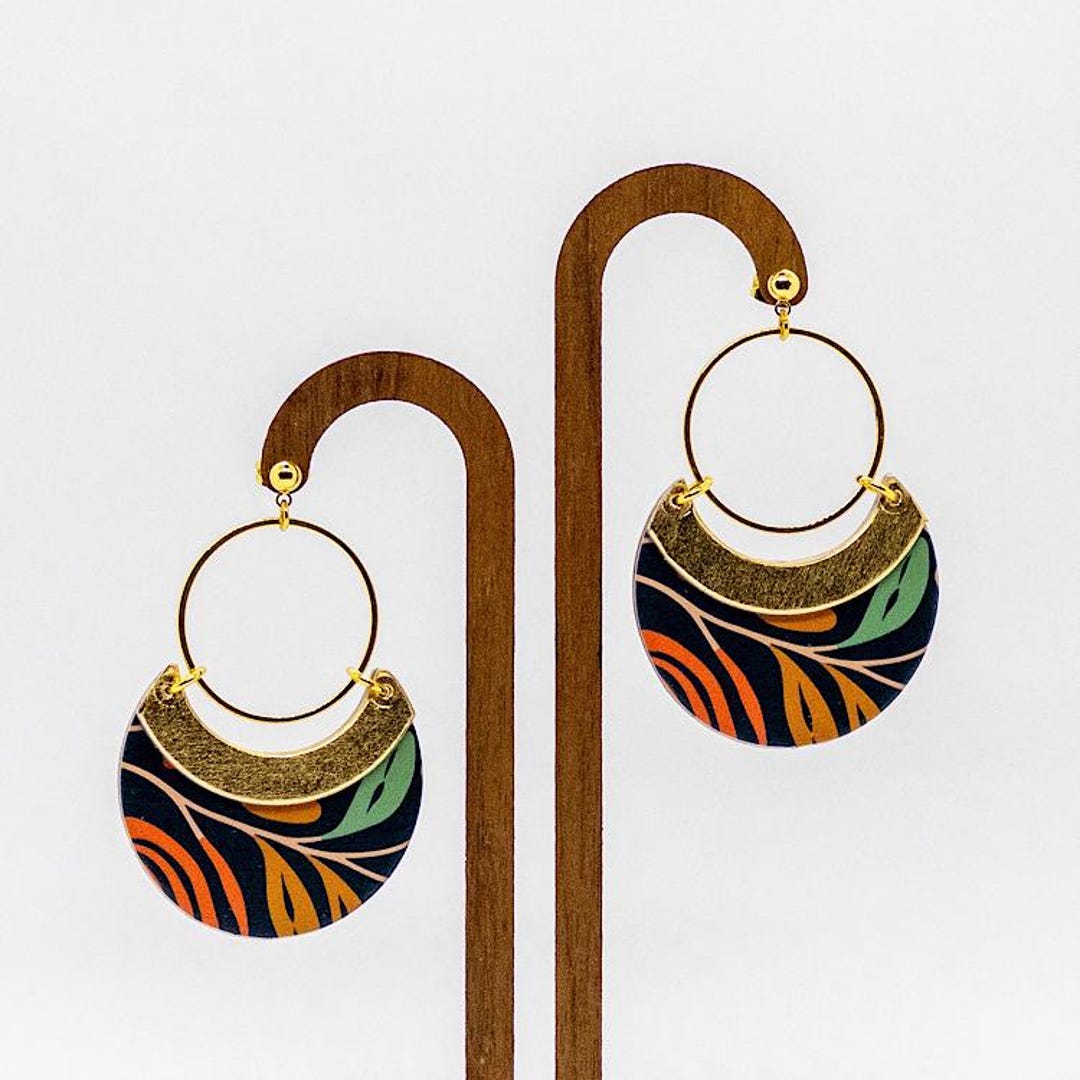 EMIILIE - Abstract Lightweight Earring Geometric Dangle Earring ...