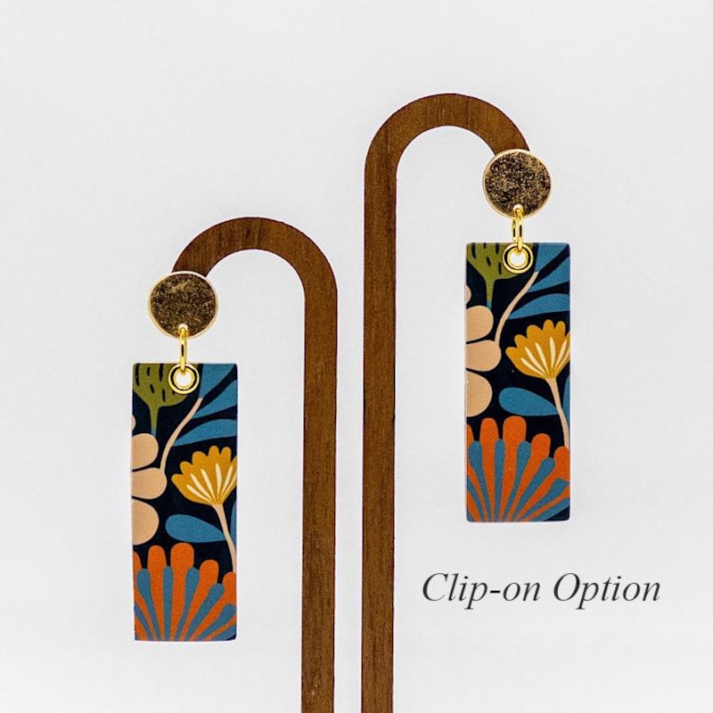 Abstract Earrings - Etsy