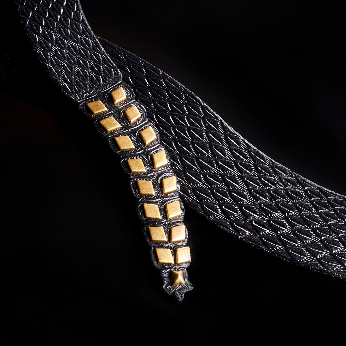 RATTLE-SNAKE belt Brass-black .large Snake Belt. Handmade.beltbuckle ...