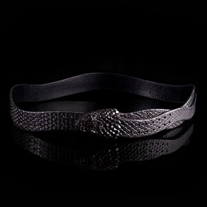 ADDER Belt Black. Small Snake Belt. Buckle . Beltbuckle - Etsy