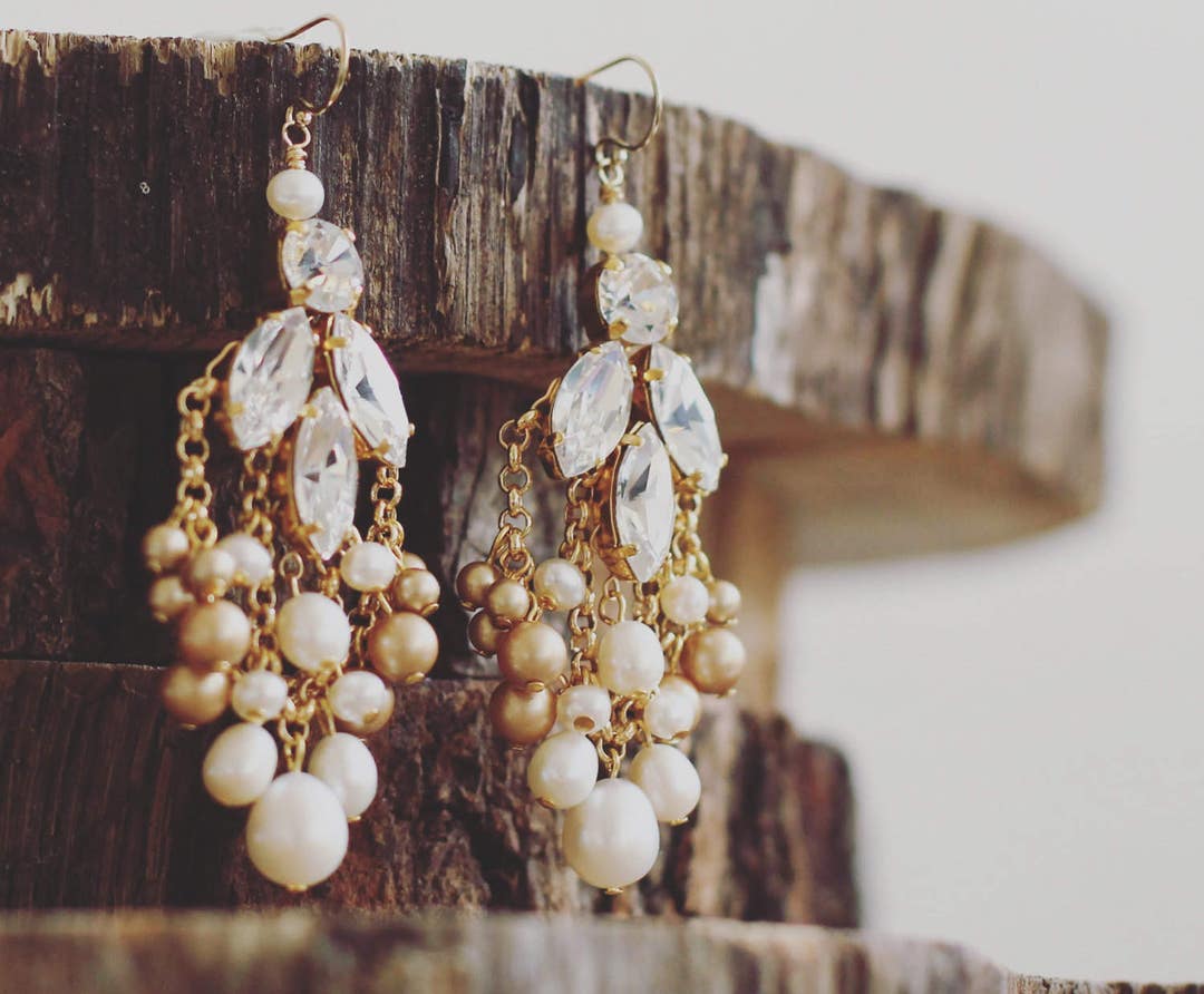 Boho Earrings, Boho Bridal Accessories, Statement Earrings, Boho ...