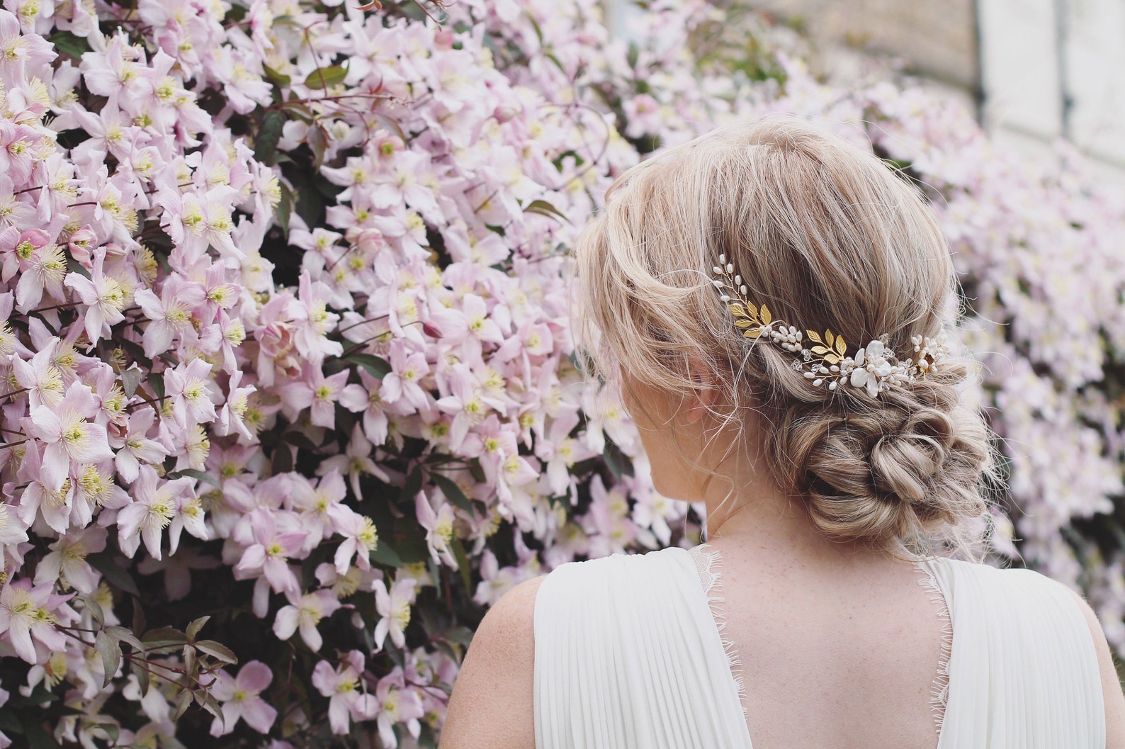 Bridal headpiece bridal hair accessories gold hair vine | Etsy