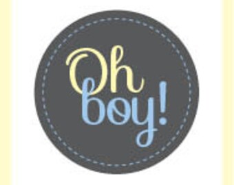 Oh Boy Stickers | Etsy