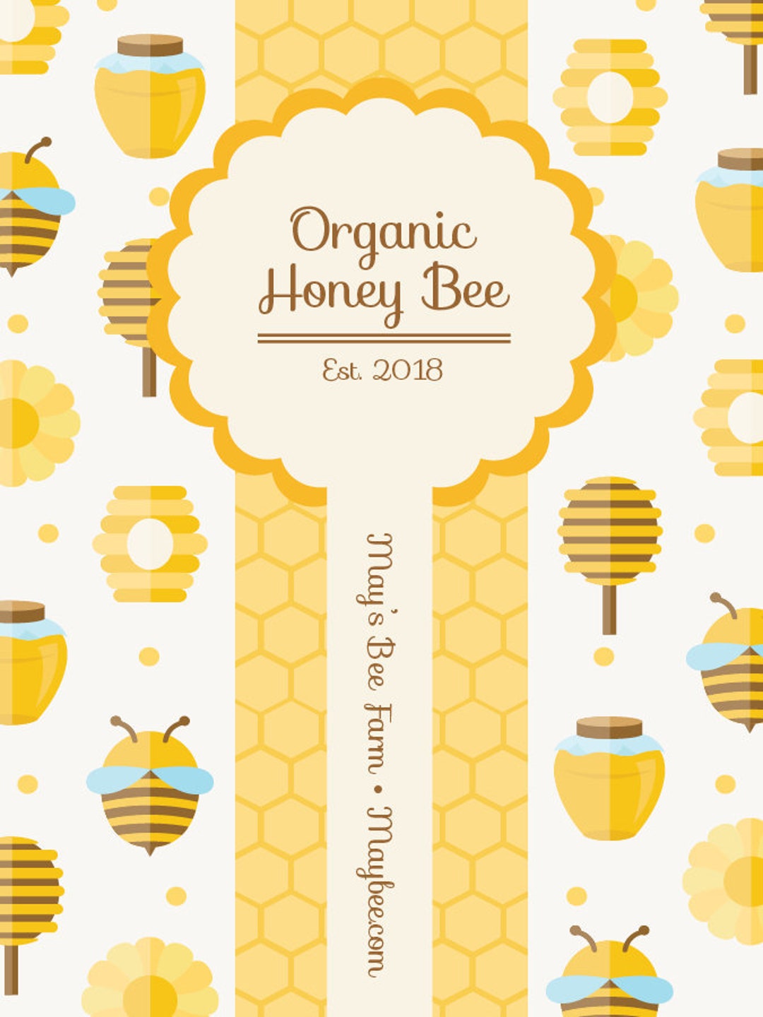 Personalized Honey Jar Labels or Tags - Etsy