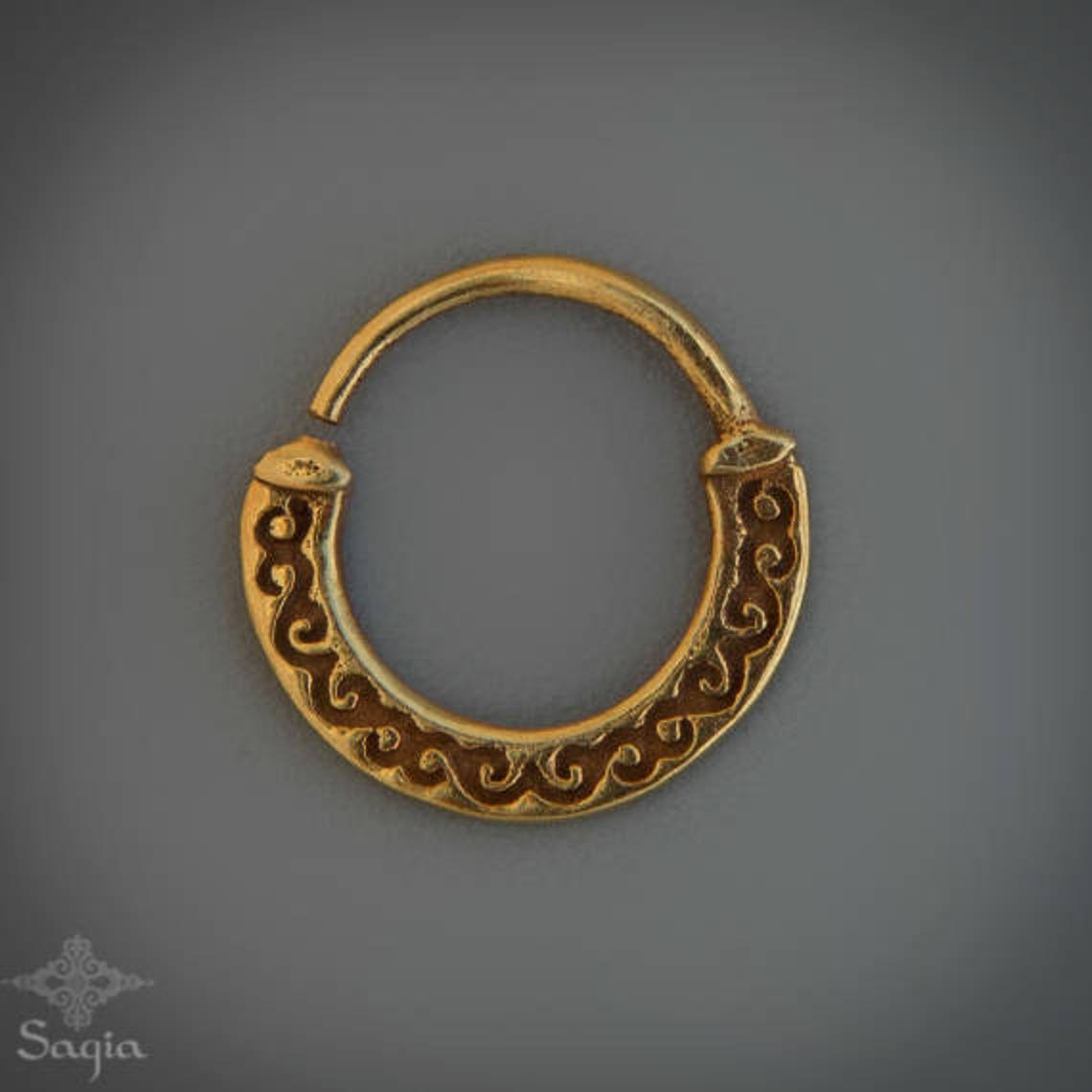 Tribal Ear Piercing 18g Earrings Daith Earring Helix Hoop - Etsy
