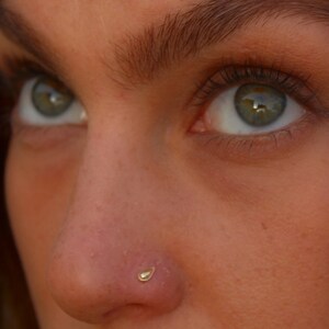 Teardrop Nose Stud, 22g Nose Stud, 20g Nose Stud, 18g Nose Stud, 16g ...