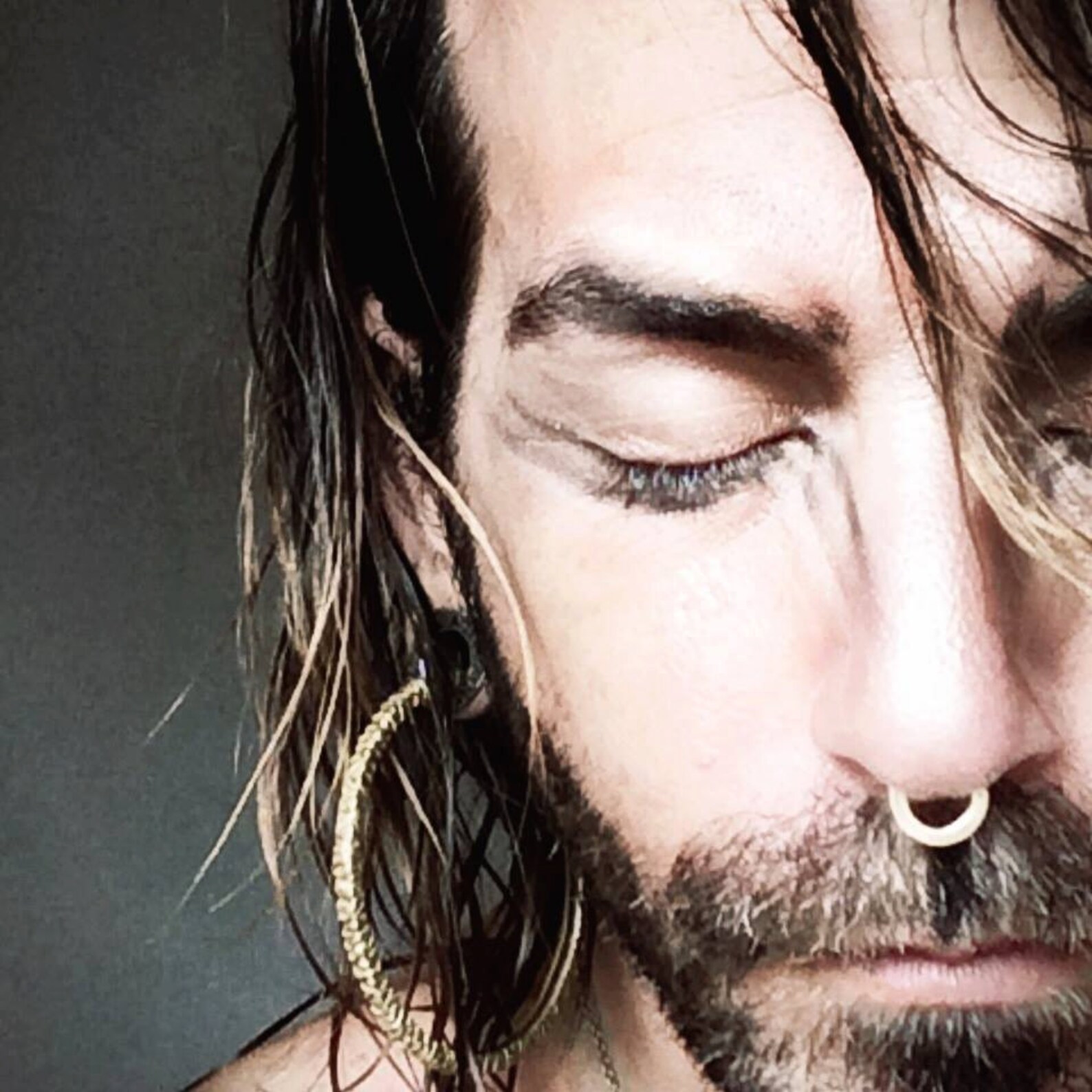 No Piercing Septum Silver Fake Septum Ring Fake Nose Ring | Etsy