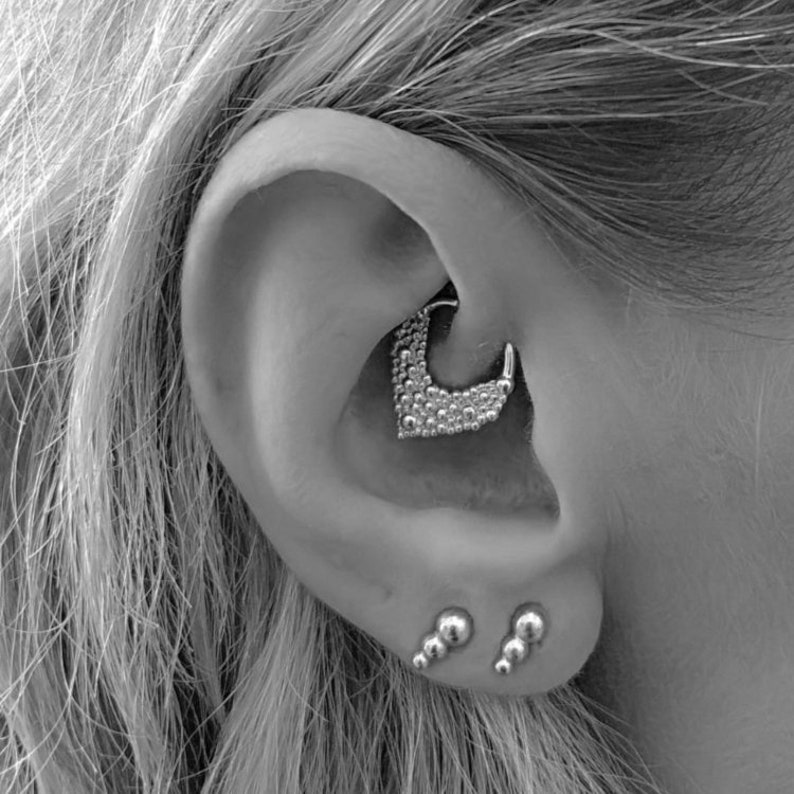 Tribal Ear Piercing Tragus Earring Helix Hoop Tragus Hoop | Etsy