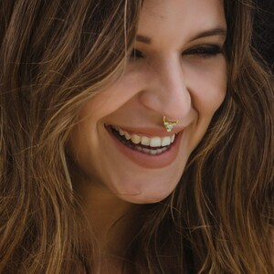 No Piercing Septum, Septum Clip On, Faux Piercing, Fake Septum Ring ...