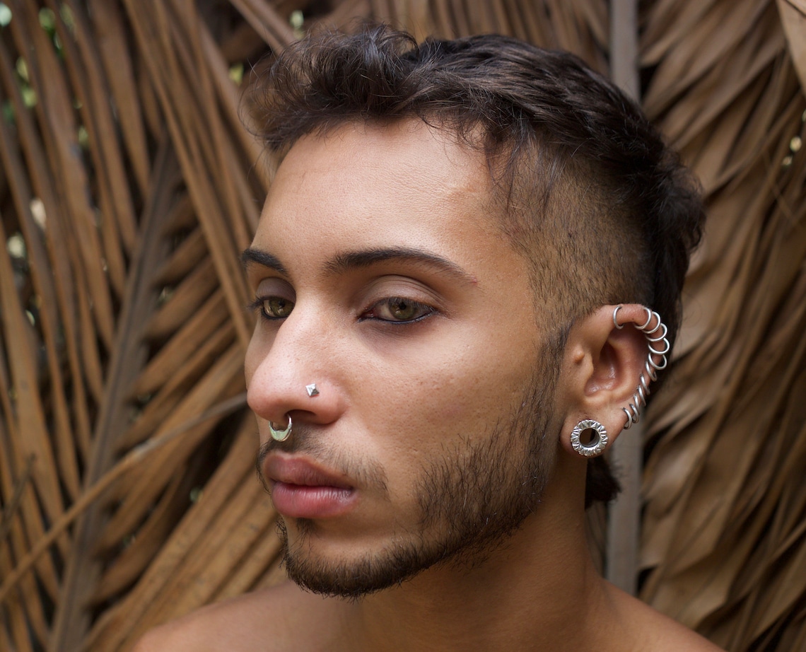 Sterling Silver Ear Tunnels Tunnel Plugs Silver Ear Plugs | Etsy