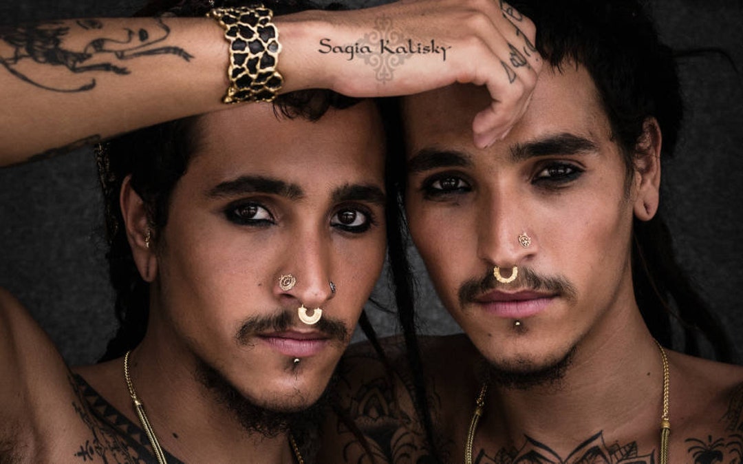 Gold Septum Ring septum for Man Septum Piercing Big - Etsy