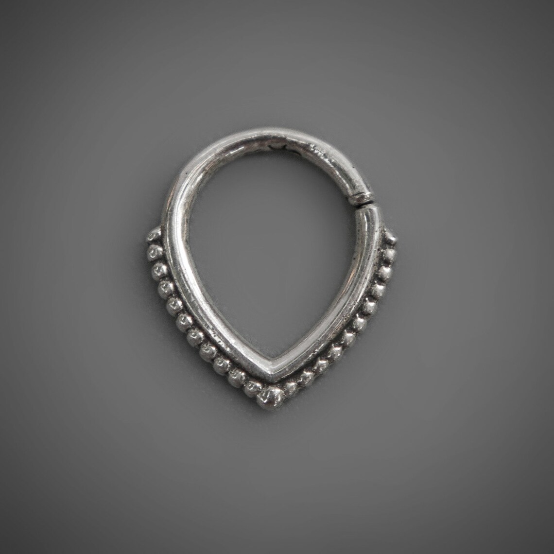 Sterling Silver Daith Earring, Daith Piercing Jewelry, Tribal Daith ...