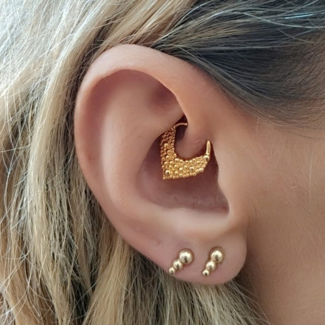 Tribal Ear Piercing, Tragus Earring, Helix Hoop, Tragus Hoop, Helix ...