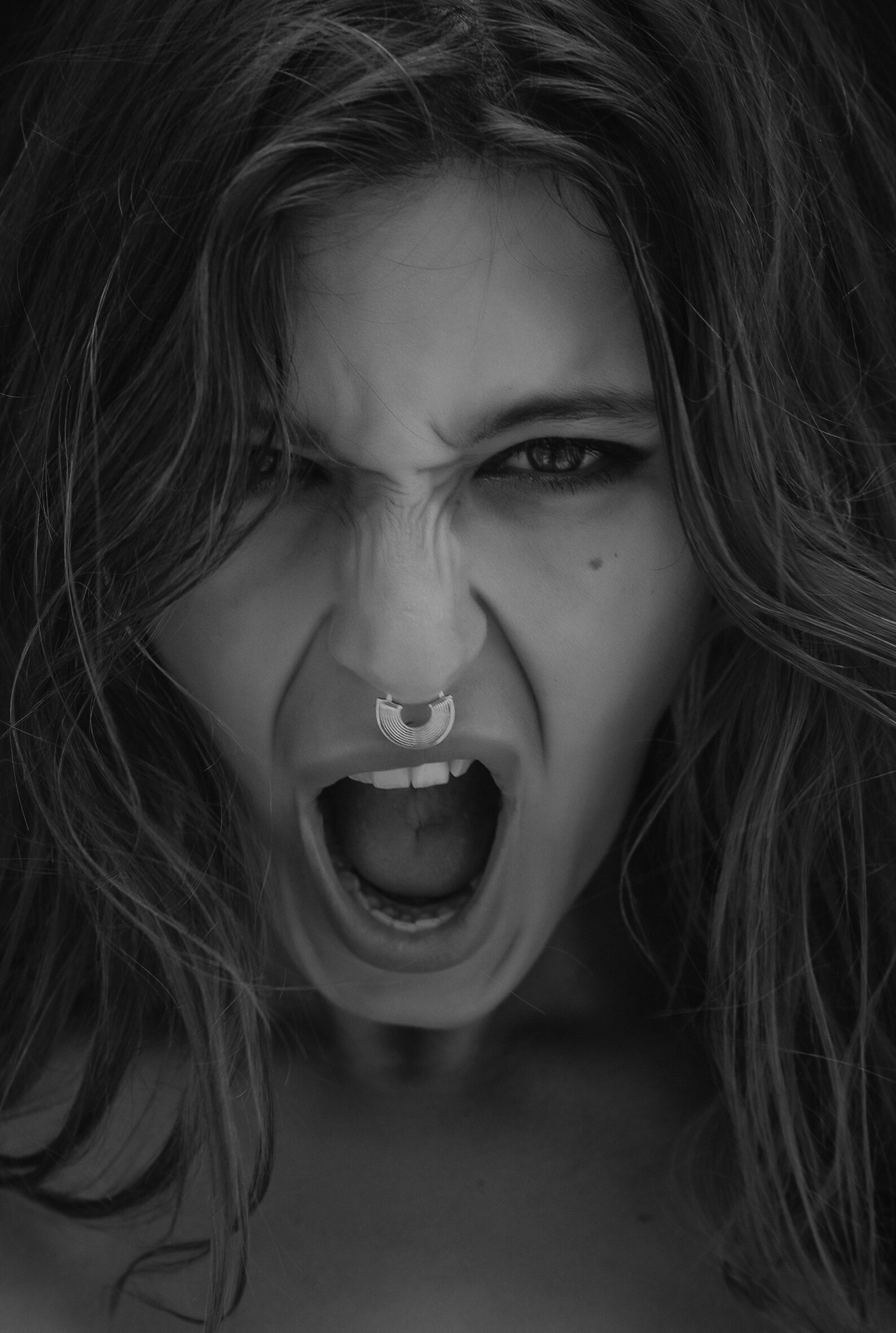 No Piercing Septum Silver Fake Septum Ring Fake Nose Ring | Etsy