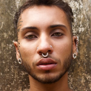 Sterling Silver Tunnel Plugs in 6-14mm, Silver Ear Tunnels, Gauge ...