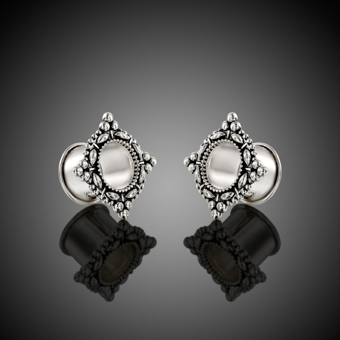 Tunnels Ear Gauges Gauge Jewelry Ear Tunnels Sterling | Etsy