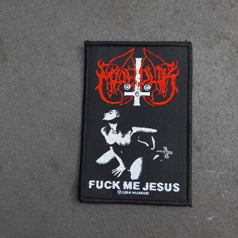 Marduk Marduk patch Marduk Jesus patch metal black | Etsy