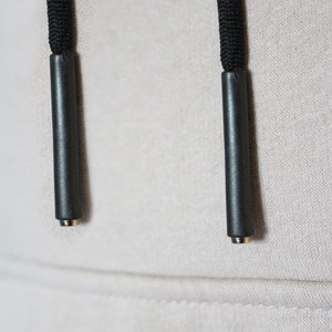 4 Black Hoodie Strings 130/140 Cm With Tips / Shoe Laces With Ends ...