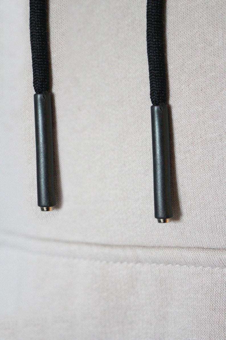 4 Black Hoodie Strings 130/140 Cm With Tips / Shoe Laces With - Etsy