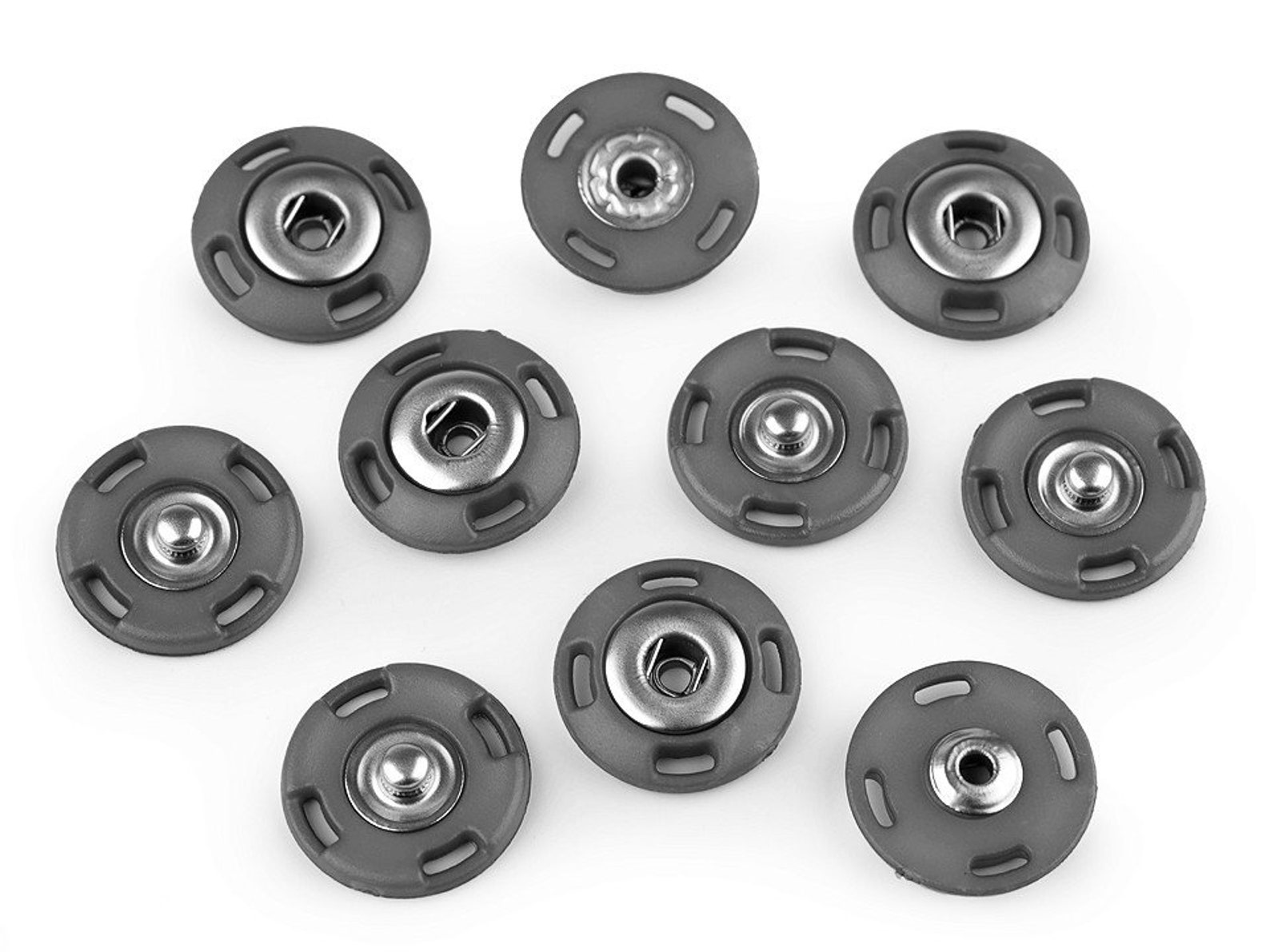 5 Sew on Plastic Press Snap Fastener / Many Colors / Snap Button ...