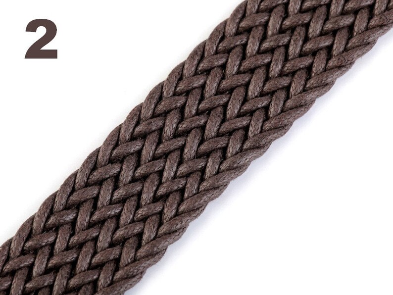 Braided Cotton Webbing Tape / 25-30-35mm / Rope Webbing Strap - Etsy