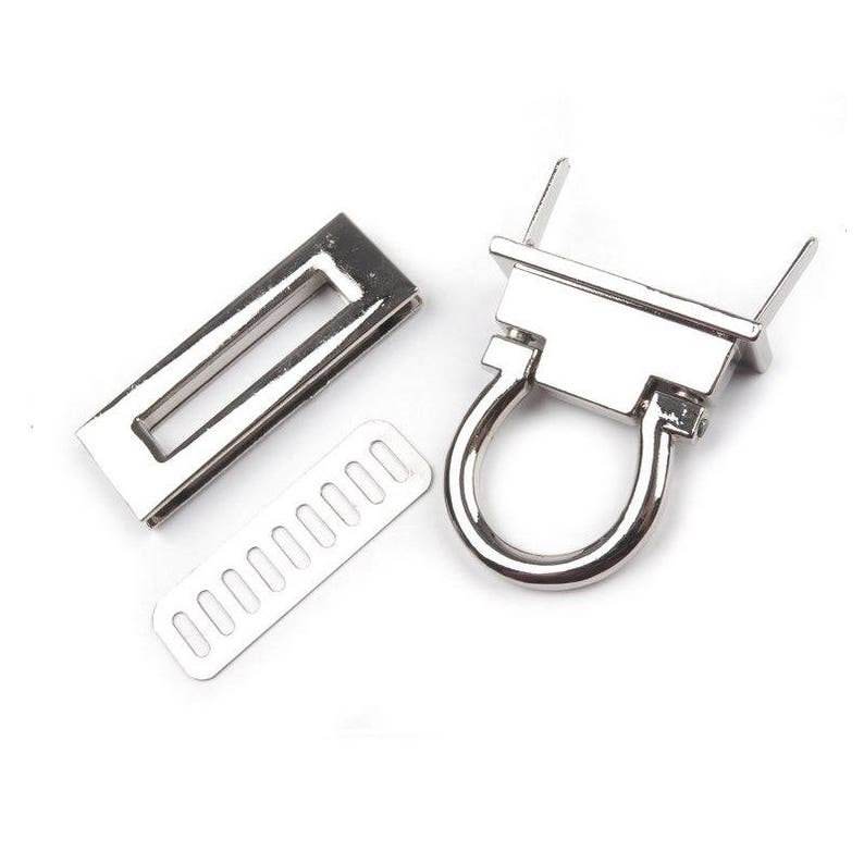 Flip Twist Handbag Purse Lock Fastening 17x45mm / Silver Metal - Etsy