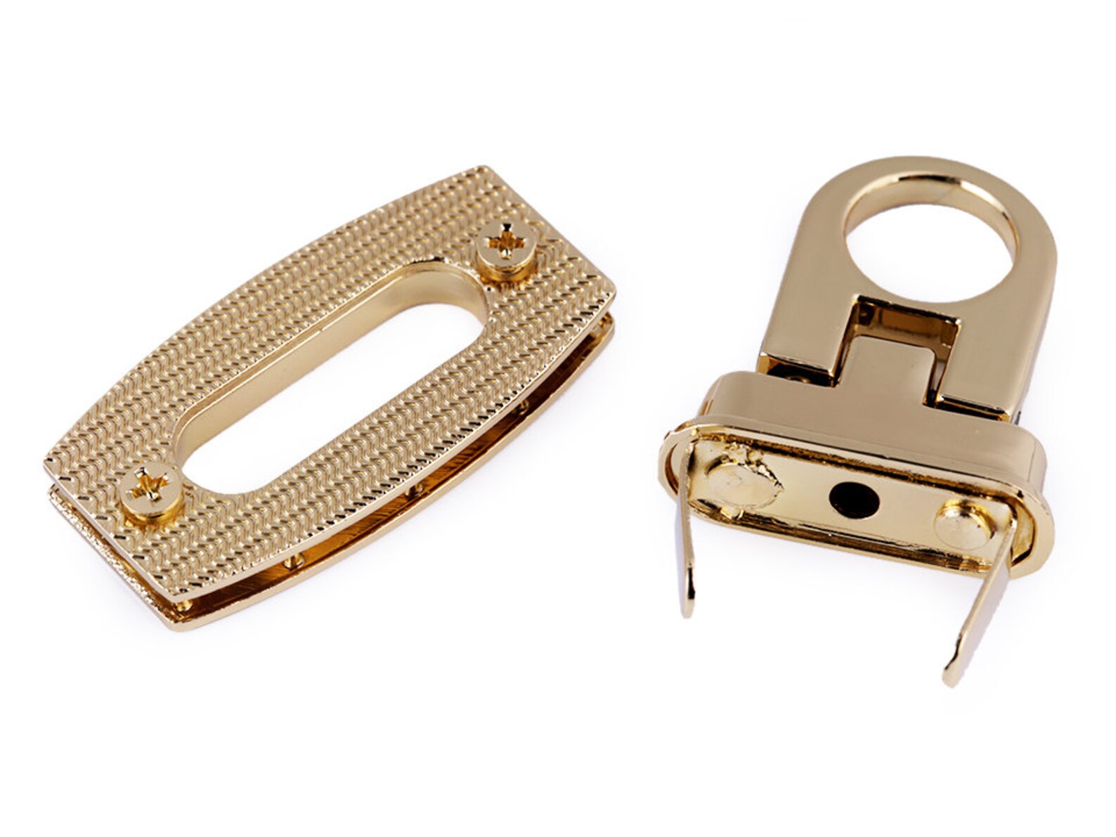 Handbag / Purse Lock Set 20x40 Mm Gold / Decorative Pressure - Etsy