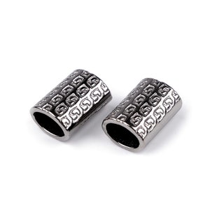 10 4mm Metal Tube Rope Ends, Cord Stop, Cord Finish - Etsy