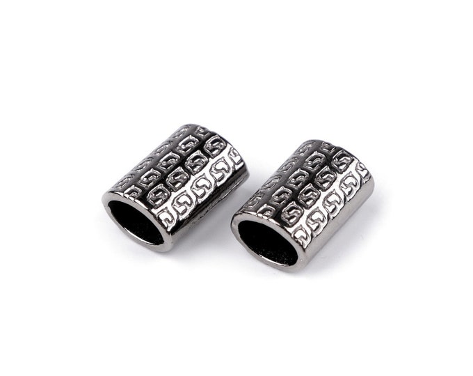 10 4mm Metal Tube Rope Ends, Cord Stop, Cord Finish - Etsy
