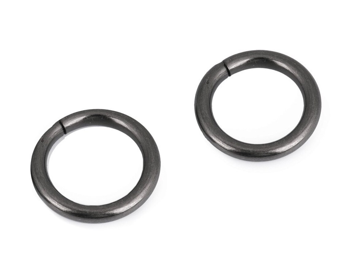 10 Open Metal Ring Buckles 20-25-30 Mm, Leather Buckles, Open Metal ...