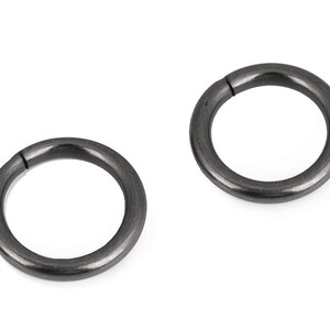 10 Open Metal Ring Buckles 20-25-30 Mm, Leather Buckles, Open Metal ...
