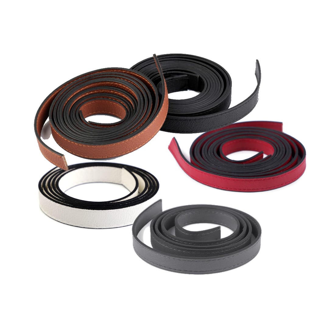 120 Cm Leatherette Bag Handle Strap With Stitching / Leather Bag ...