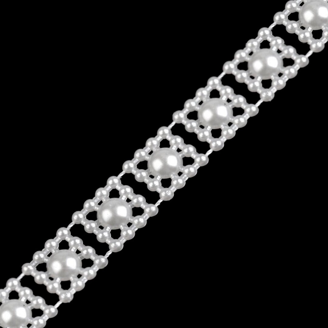 Imitation Pearl Trimming 9 Mm / Wedding Decoration, Pearl Band, Pearly ...