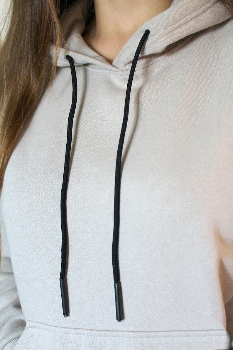 4 Black Hoodie Strings 130/140 Cm With Tips / Shoe Laces With - Etsy