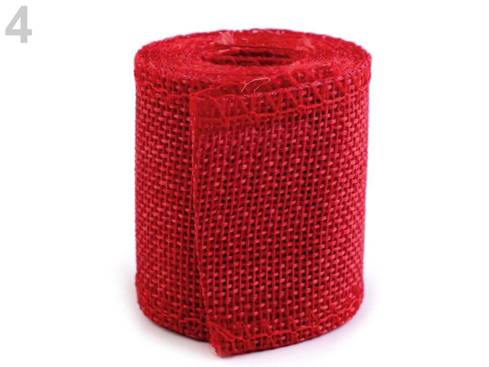 Imitation jute ribbon 50mm / Many colors / Christmas | Etsy