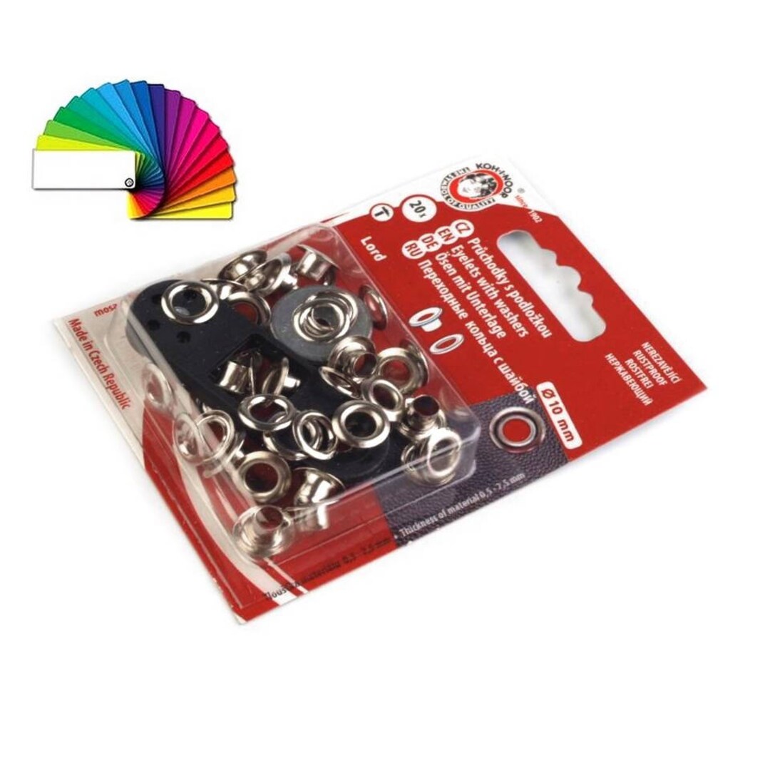 Eyelets Inner Kit 5mm With Applicator Tool / Eyelets Metal Gold, Silver ...
