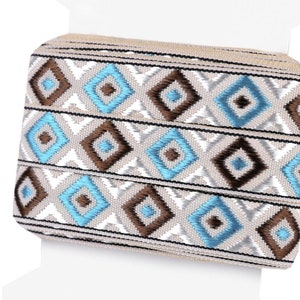 3yd Indian Pattern Woven Ribbon 0.51 / Ethnic Ribbon, Folk Ribbon ...