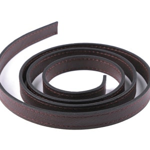 120 Cm Leatherette Bag Handle Strap With Stitching / Leather Bag ...