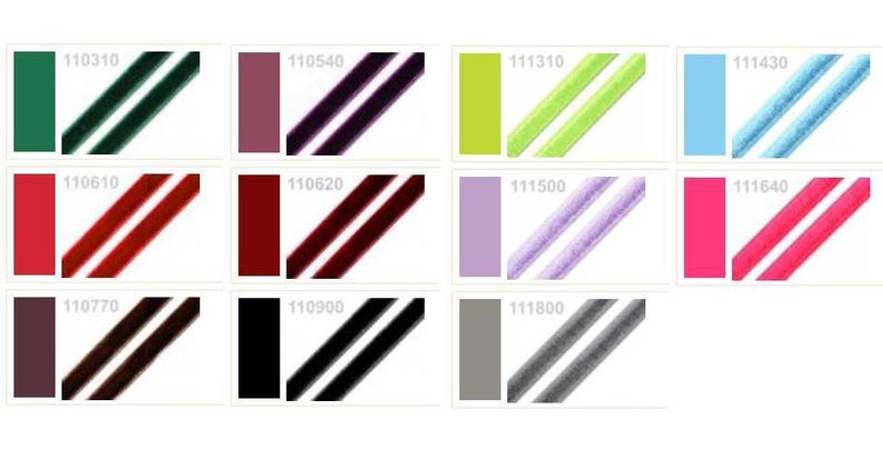 Velvet Ribbon 9 Mm - Etsy