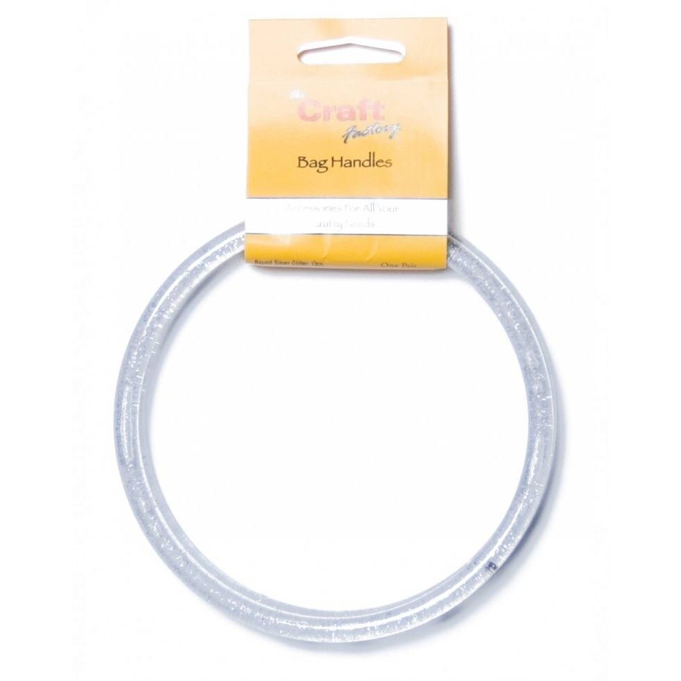 2 Round Bag Handles 13cm / Plastic Blue Pink Brown Black - Etsy