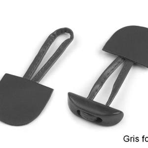 Coat Fastening With Toggle Horn Buttons - Etsy