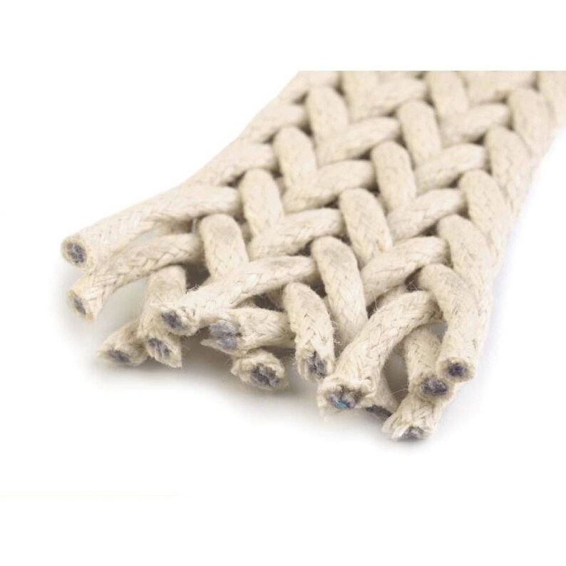 Braided Cotton Webbing Tape / 25-30-35mm / Rope Webbing Strap - Etsy