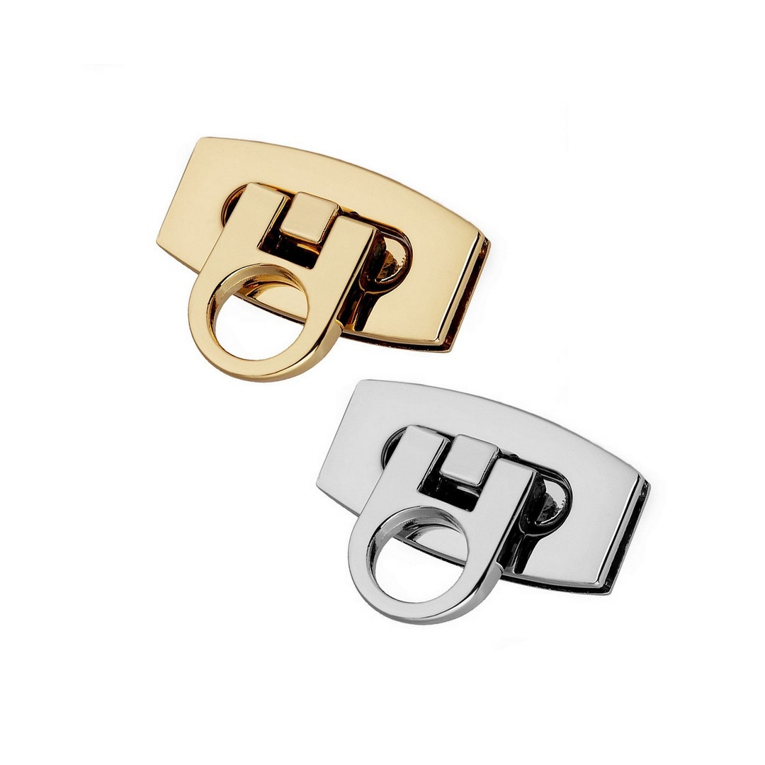 Handbag / Purse Lock Set 20x40 Mm Gold / Decorative Pressure - Etsy