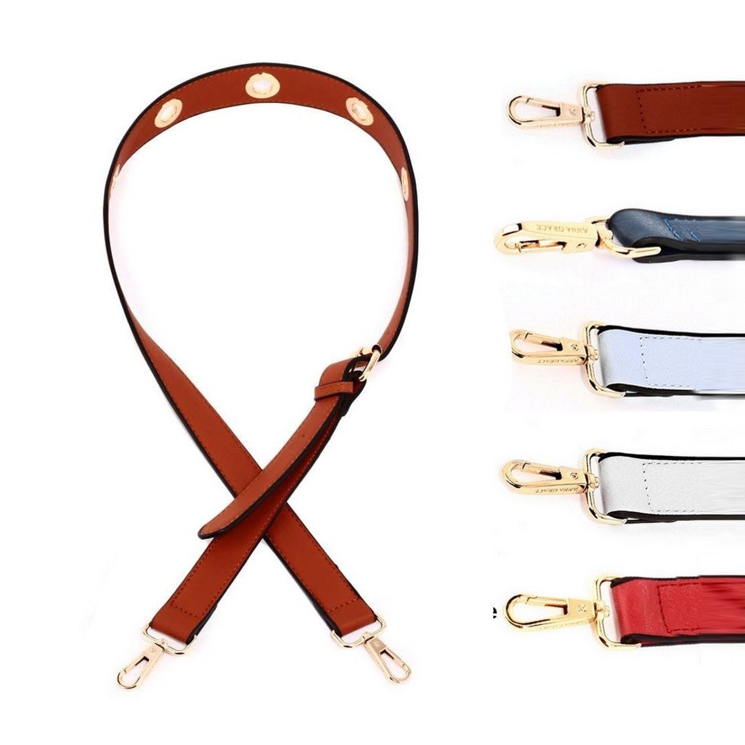 Eco Leather Bag Shoulder Strap With Carabiners/ Many Colors ...