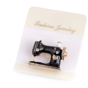 Brooch Sewing Machine / Brooch for Seamstress / Miniature Sewing ...