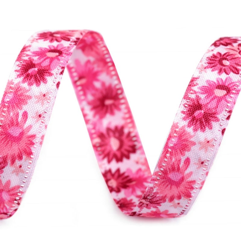 Flower Satin Ribbon - Etsy