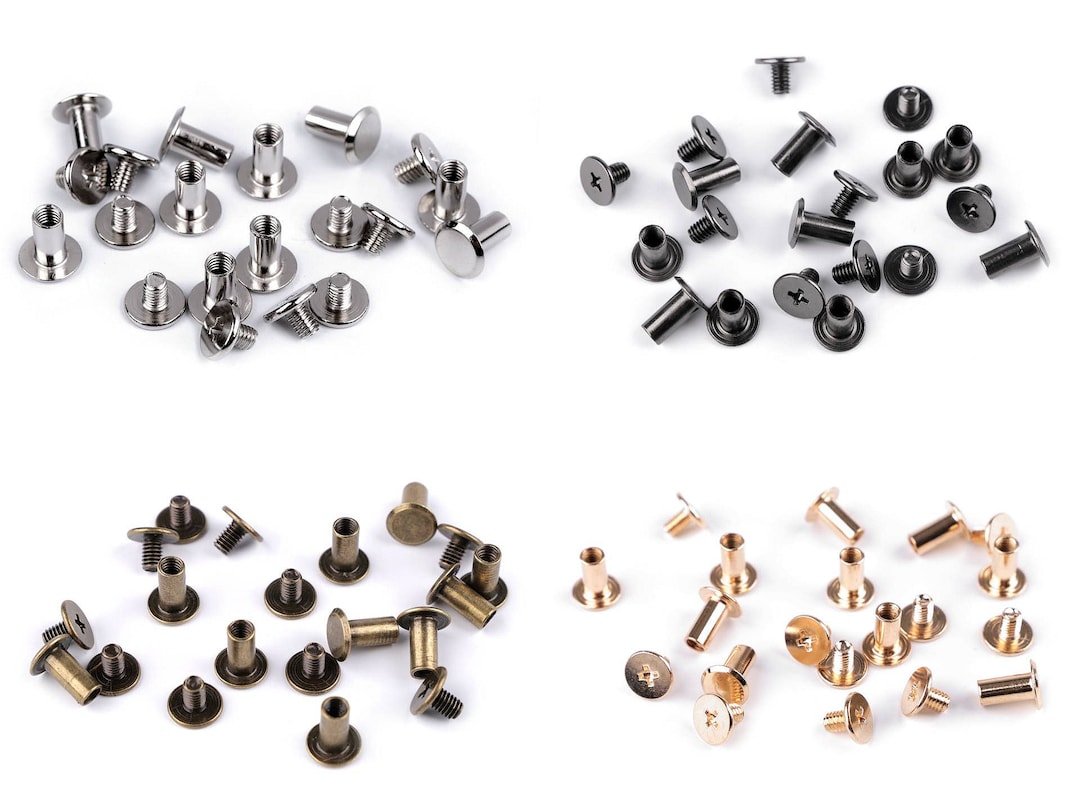 10 Screw-on Saddle Rivets 11.5 Mm - Etsy